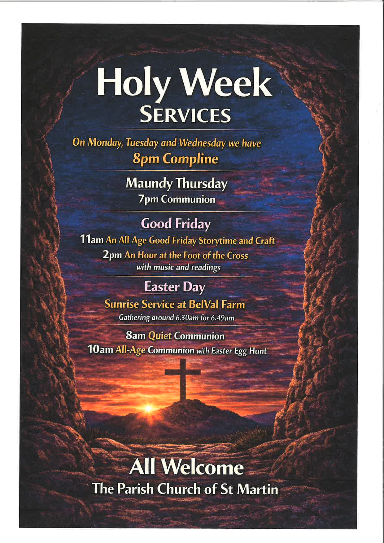 St Martin's Parish Church - Easter Services | Parish of St Martin